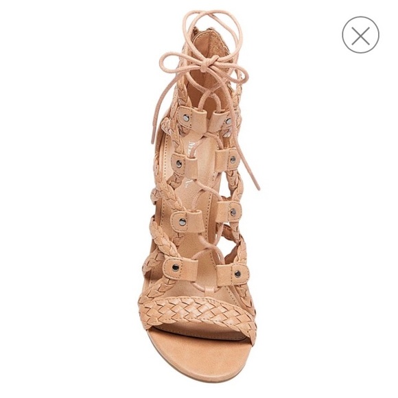 Merona | Shoes | Nwt Merona Braided Ghillie Heeled Gladiator Sandal ...